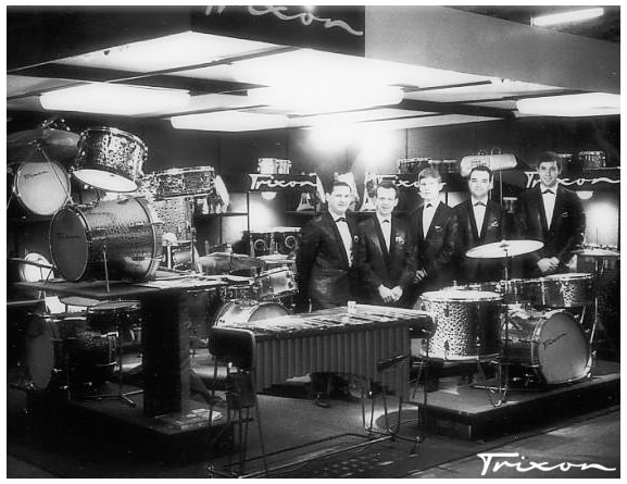 History - Trixon - Acoustic Drum Sets, Cocktail Drum Kits, Marching ...