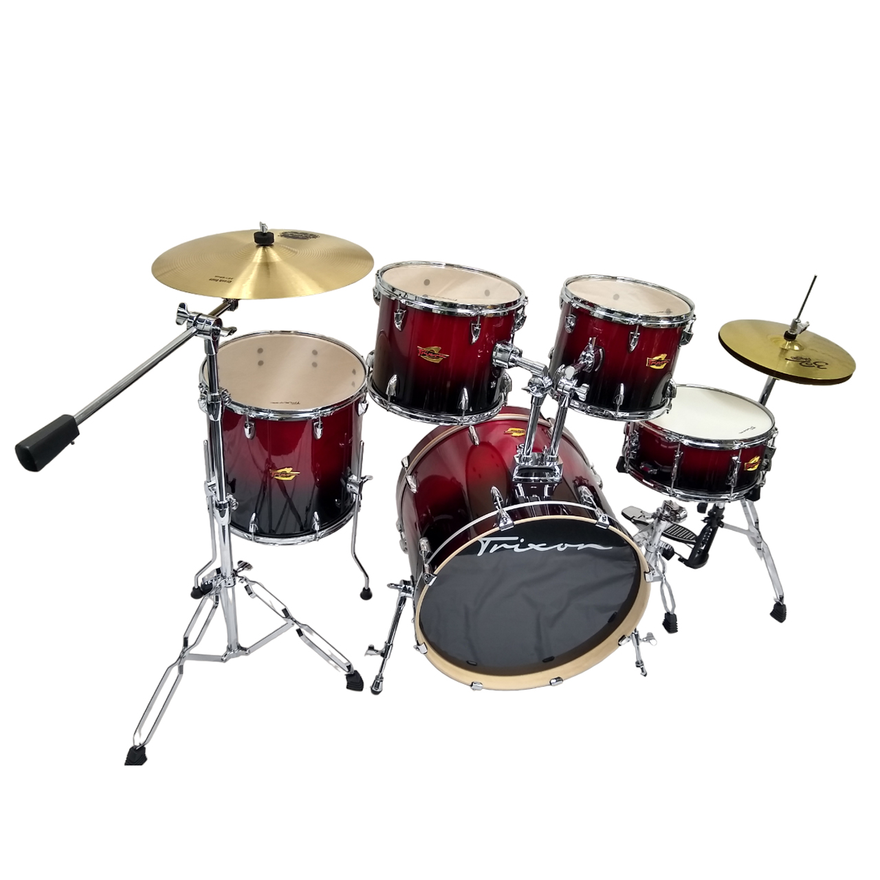 Deutsche Classic Burgandy Fade Lacquer - Trixon - Acoustic Drum Sets ...