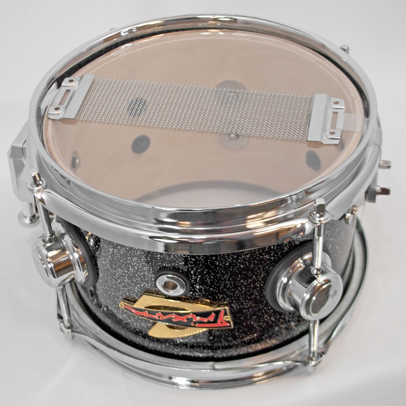 Elite Popcorn Snare Drum - Black Sparkle - Trixon - Acoustic Drum Sets ...