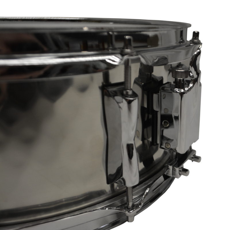Solist Hand Hammered Stainless Steel Snare Drum 14" by 5.5" - Trixon ...