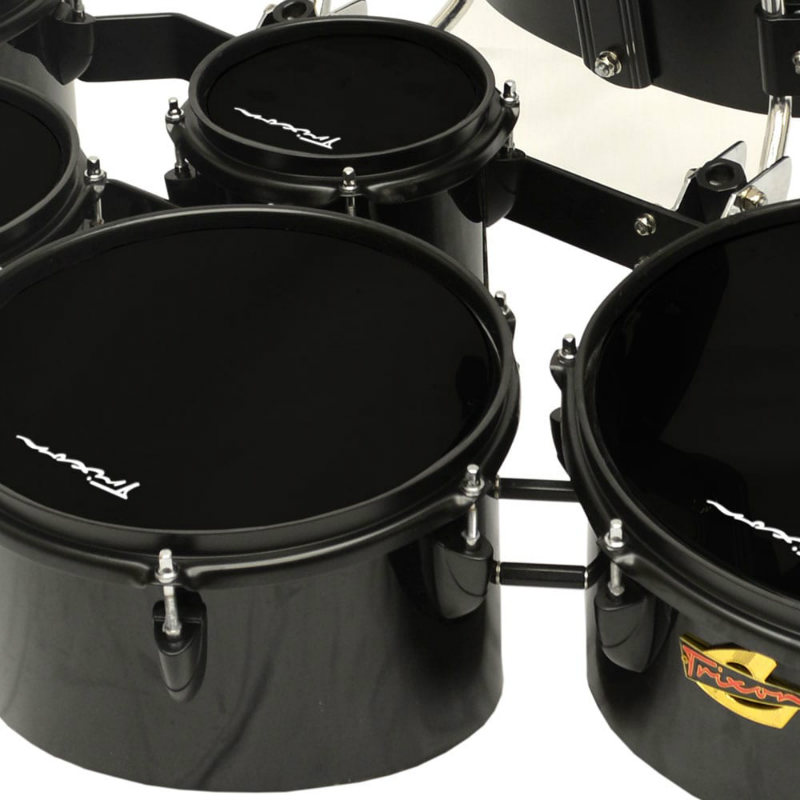 Field Series Tenor Marching Toms - Set Of 5 - Black - Trixon - Acoustic ...