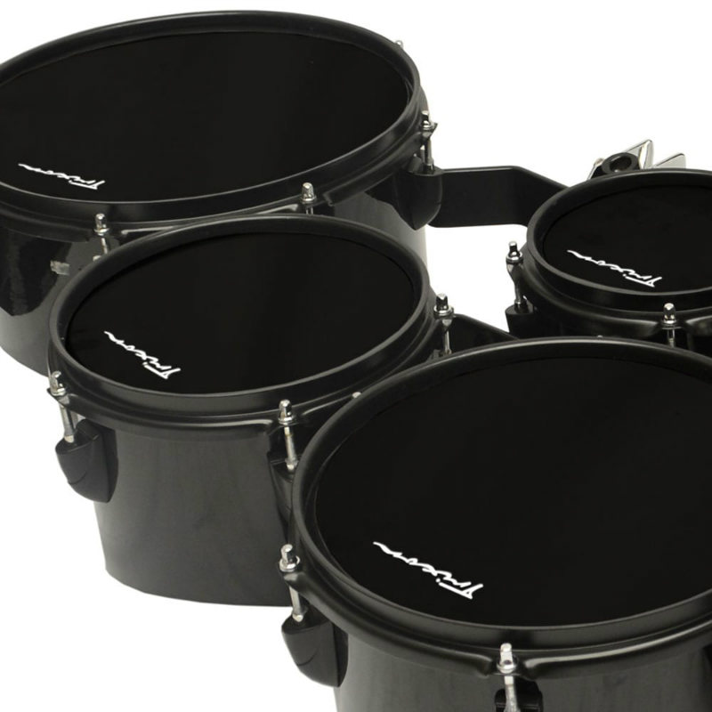 Field Series Tenor Marching Toms - Set Of 5 - Black - Trixon - Acoustic ...