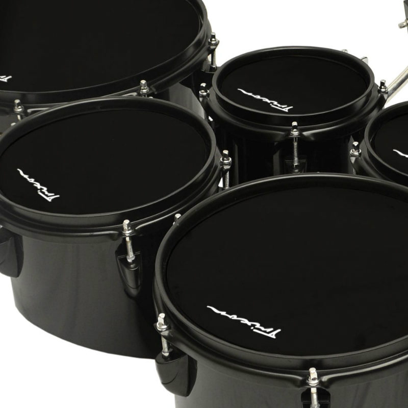 Field Series Tenor Marching Toms - Set Of 6 - Black - Trixon - Acoustic ...