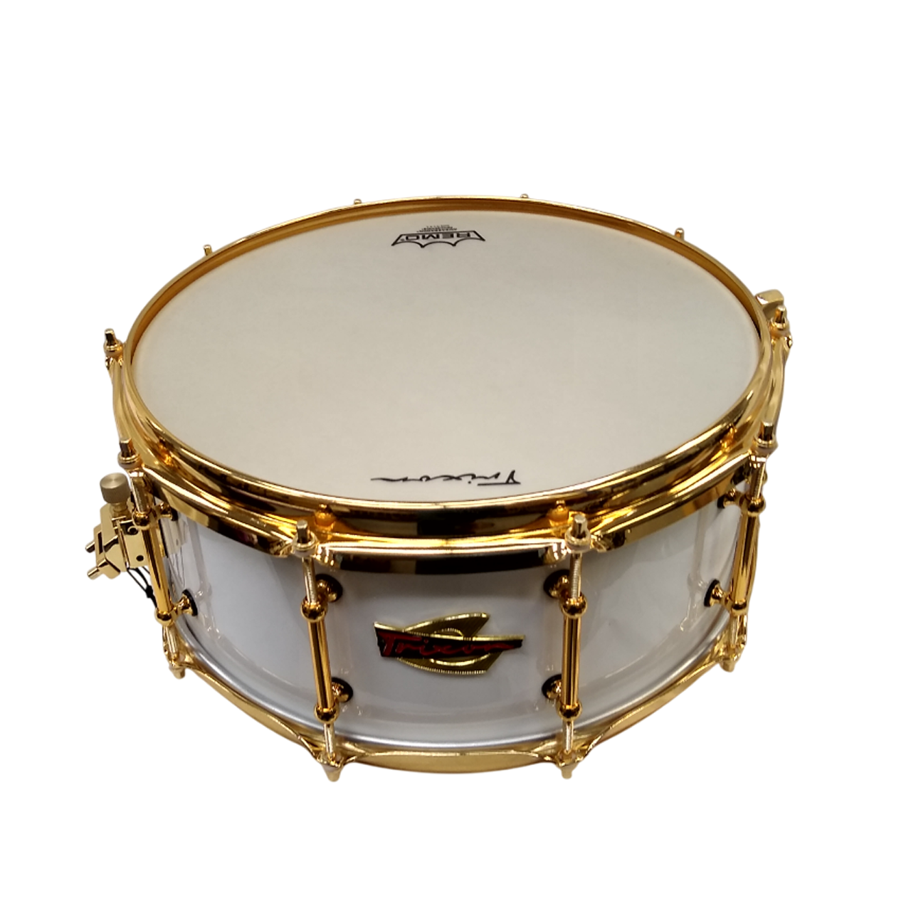 Trixon Concert Gold Series Snare White Lacquer - Trixon - Acoustic Drum ...