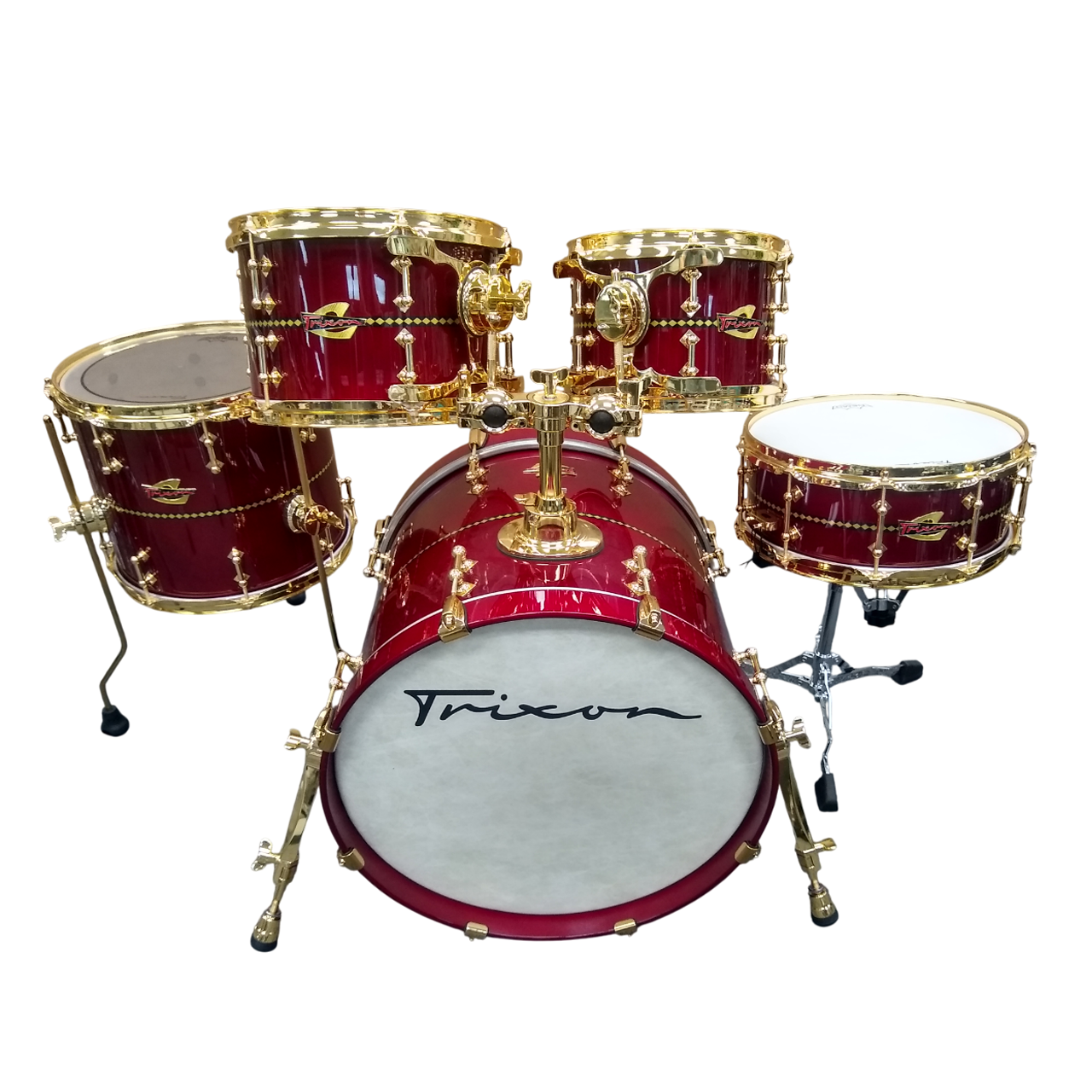 Trixon Concert Hall Drumset Napa Burgandy - Trixon - Acoustic Drum Sets ...
